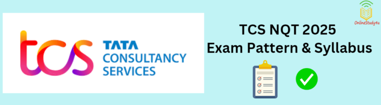TCS NQT Recruitment Process 2025 | Detailed Syllabus & Previous Year Question - OnlineStudy4U
