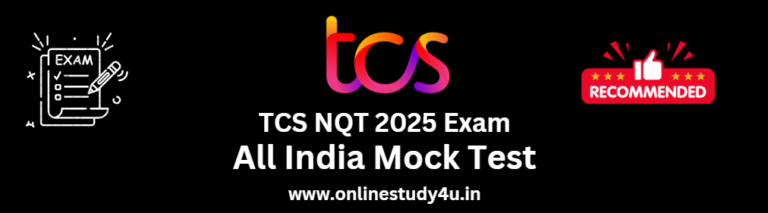 TCS NQT 2025 All India Mock Test | Ultimate Practice for Guaranteed ...