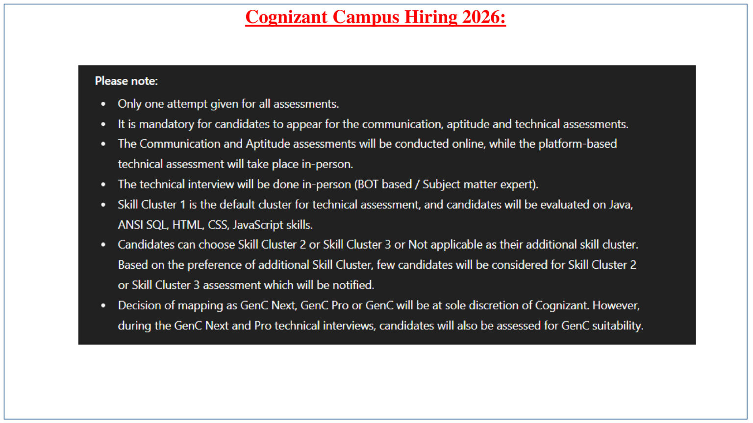 Cognizant Question And Solution - Full Pattern, Eligibility, Previous ...