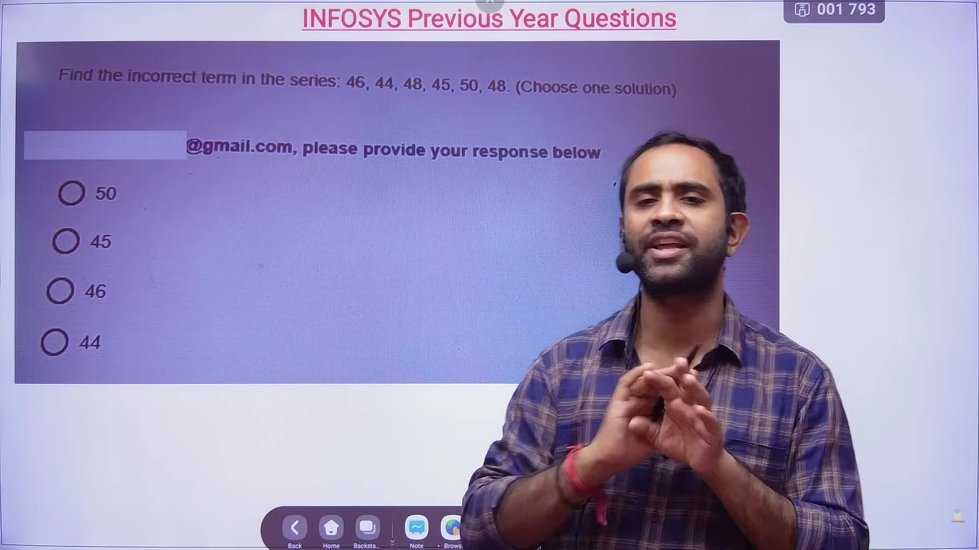 Infosys Previous Year Question And Answer - OnlineStudy4U