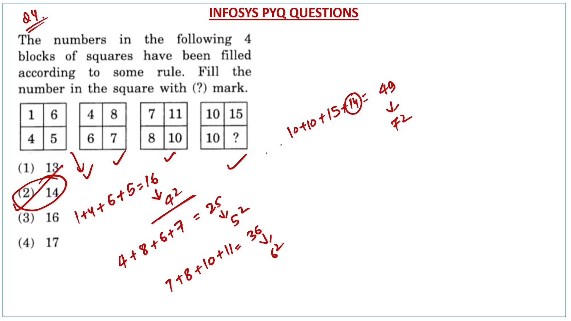 Infosys Puzzles Questions - OnlineStudy4U