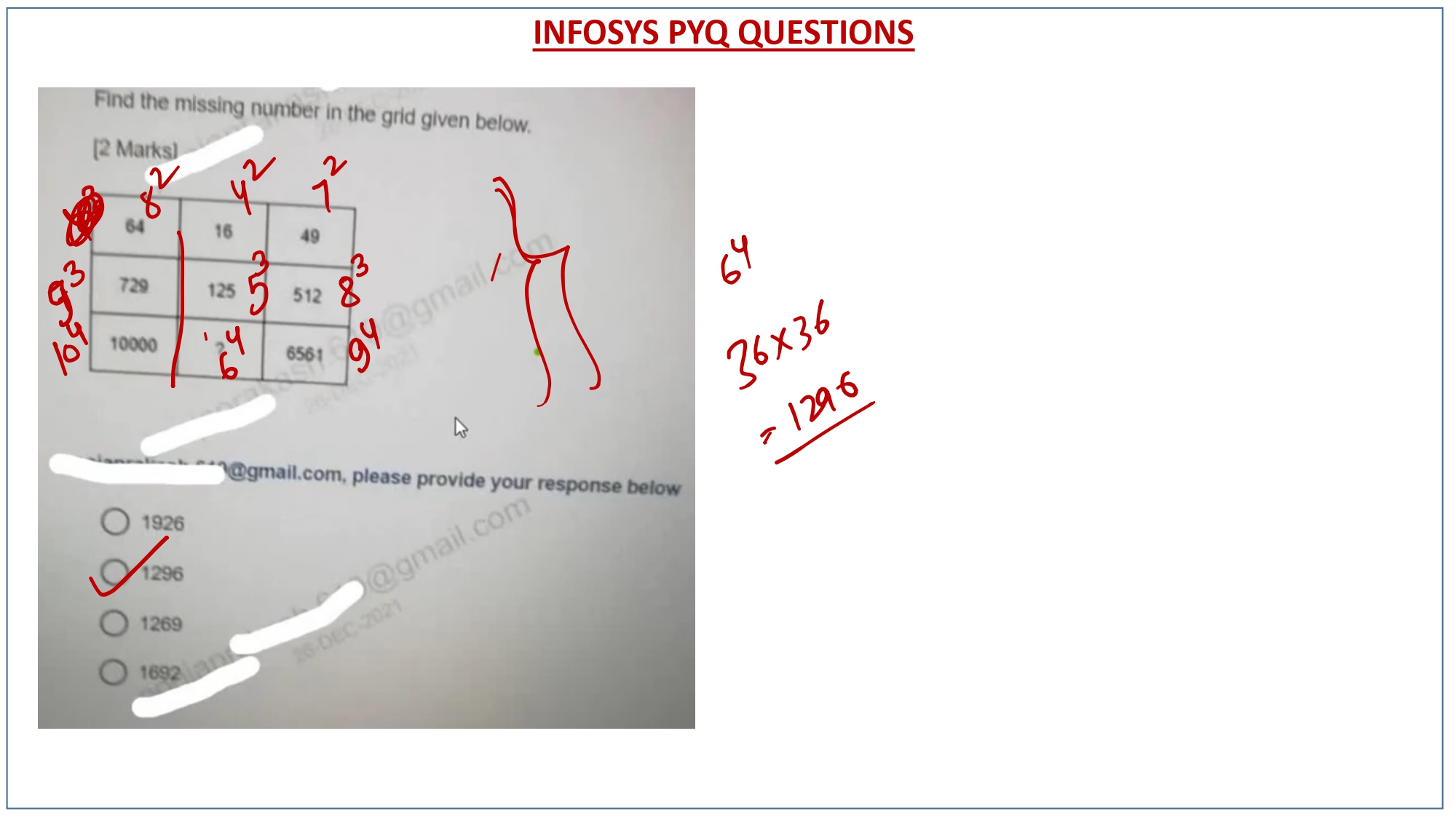 Infosys Puzzles Questions - OnlineStudy4U