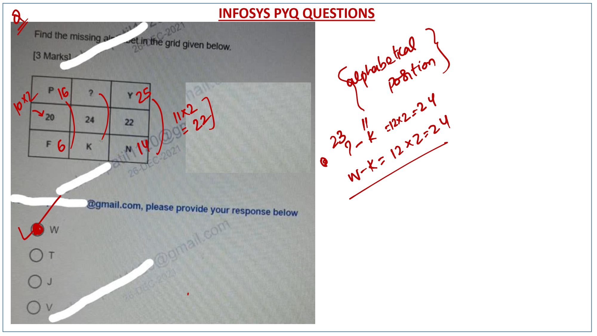 Infosys Puzzles Questions - OnlineStudy4U