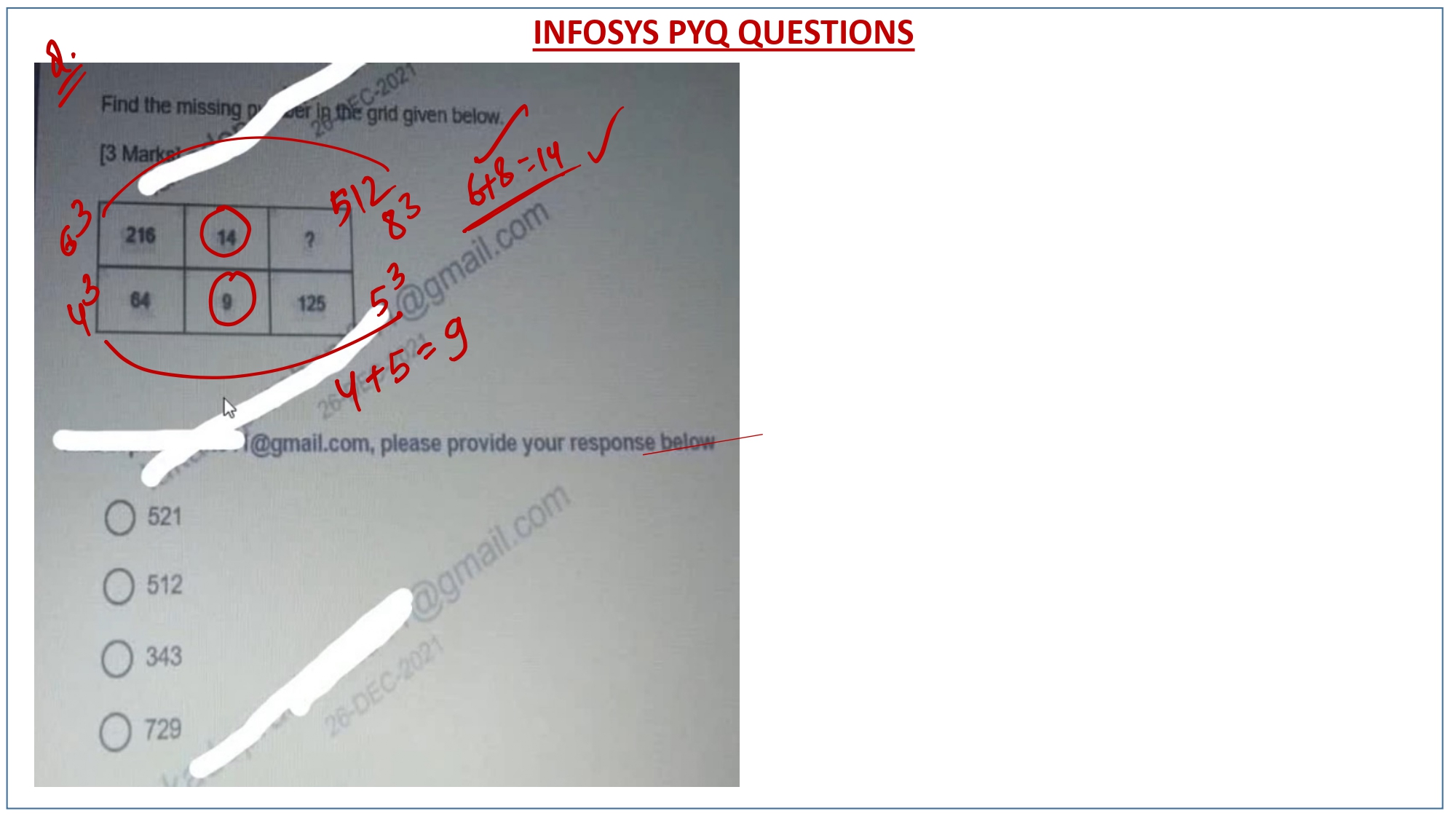 Infosys Puzzles Questions - OnlineStudy4U