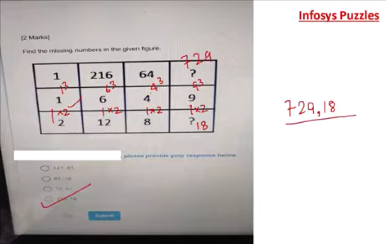Infosys Puzzles Most Asked Question With Answer | Infosys PYQ 2025 ...