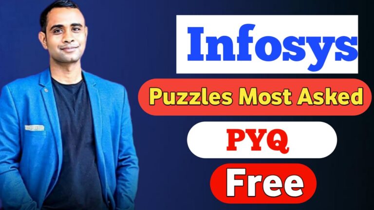Infosys Puzzles Most Asked Question With Answer | Infosys PYQ 2025 ...