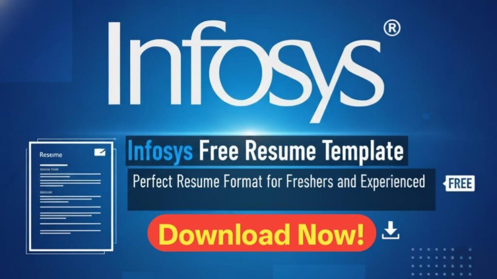 Infosys Free Resume Template | Perfect Resume Format For Freshers And ...