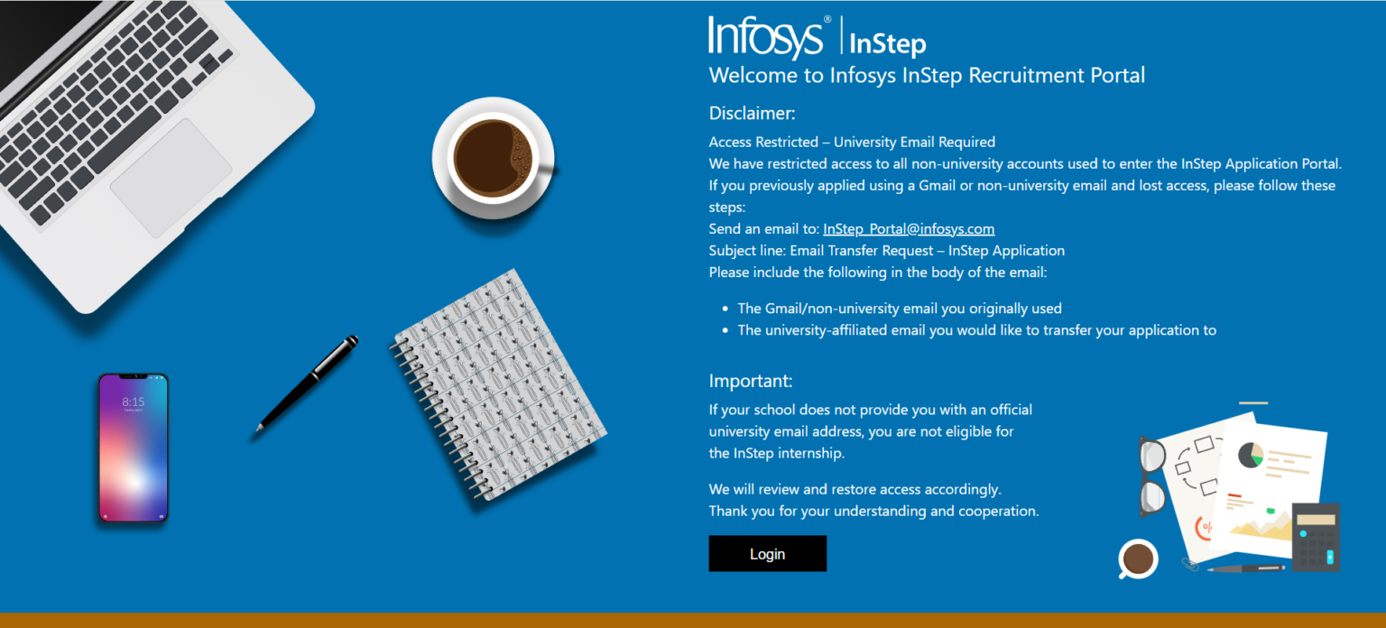 Infosys InStep Internship Recruitment - Apply Online - OnlineStudy4U