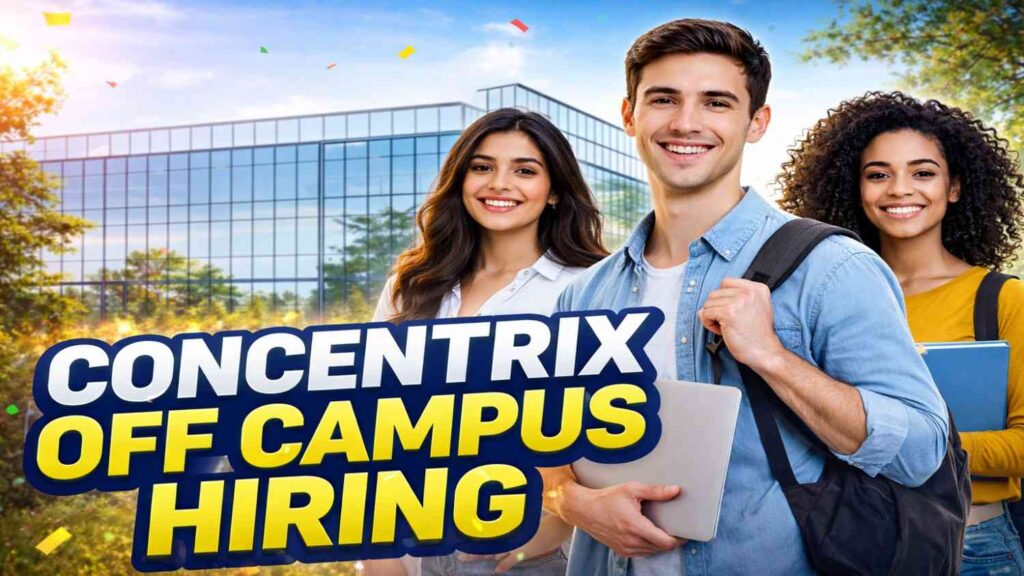 Concentrix Off Campus Hiring - Multiple Job Opportunities - OnlineStudy4U