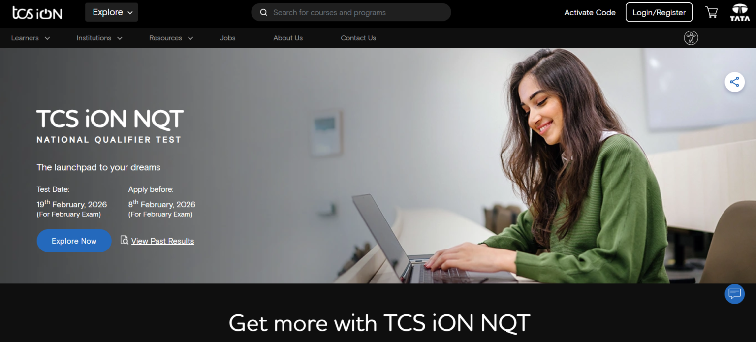 TCS Off Campus Drive - ION NQT Exam Details - OnlineStudy4U