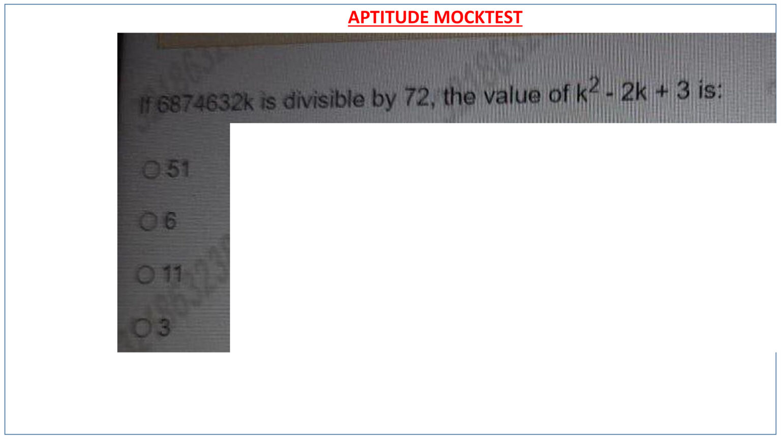 TCS NQT EXAM PYQ PART 4 - APTITUDE MOCK TEST | TCS Exam Aptitude ...