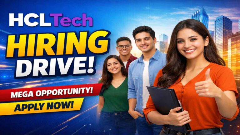 HCLTech Hiring Drive - 9 Months In-Person Internship 2026 - OnlineStudy4U