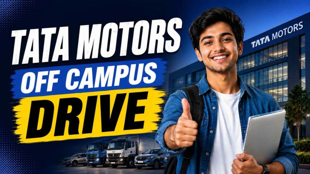 Tata Motors Off Campus Drive - Graduate Apprentice Trainee - OnlineStudy4U