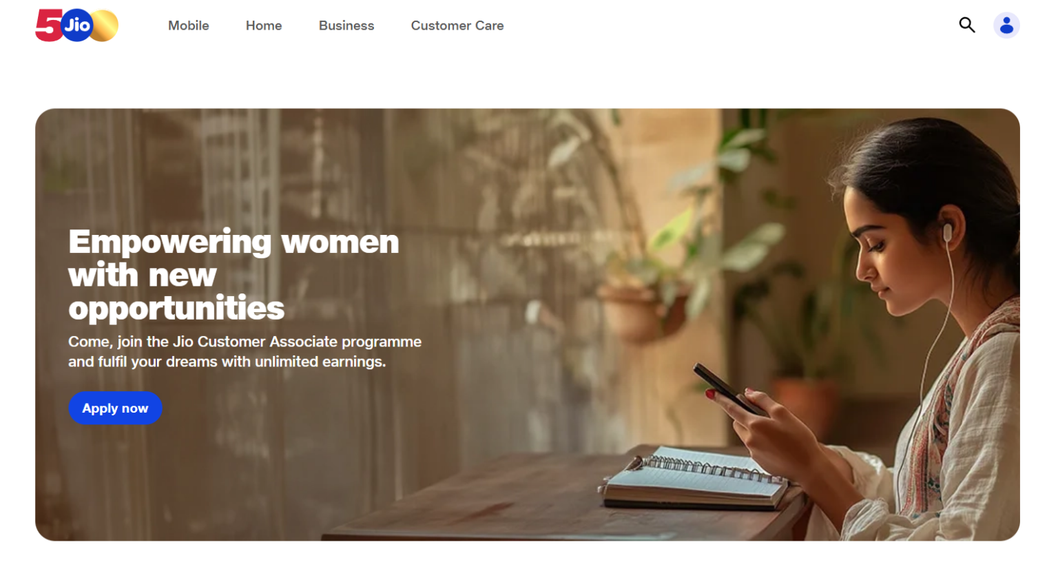 Jio Off-Campus Hiring - Customer Associate Program - OnlineStudy4U